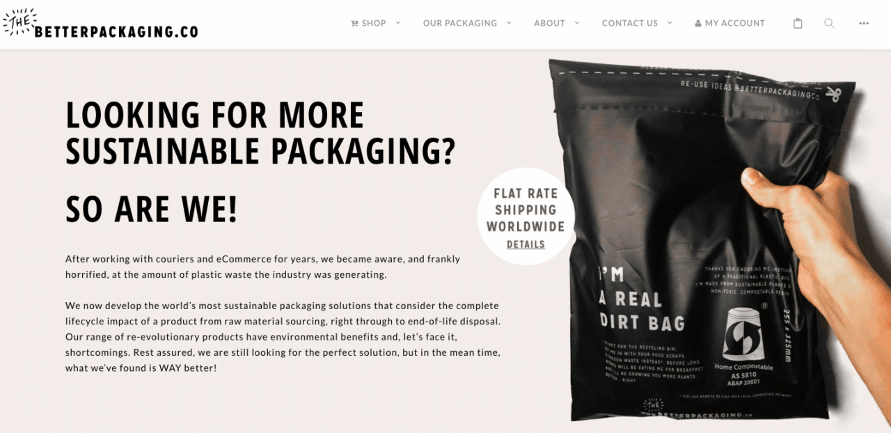 The Best Examples of Eco Friendly Ecommerce | Peoplevox