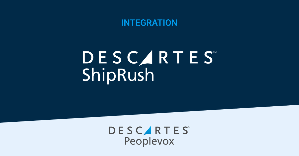 Descartes ShipRush WMS Integration | Peoplevox